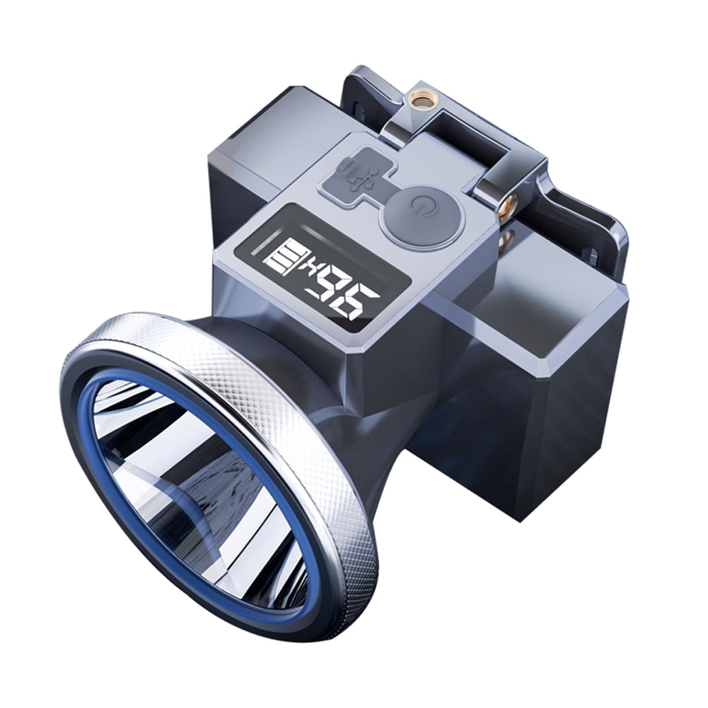 HUISZJ LED Head Lamp Outdoor Camping, Waterproof Rechargeable Headlight ...