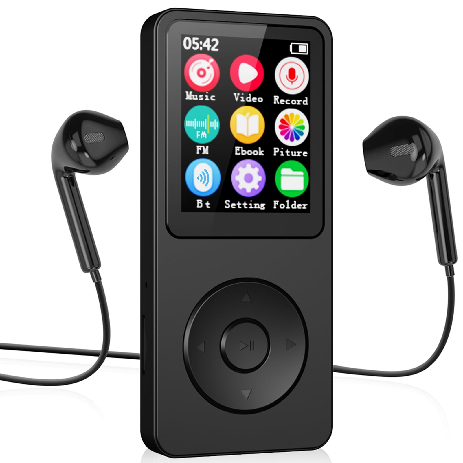 HUISZJ Music Player, MP3 Player with BT 5.4, Portable Music Digital ...