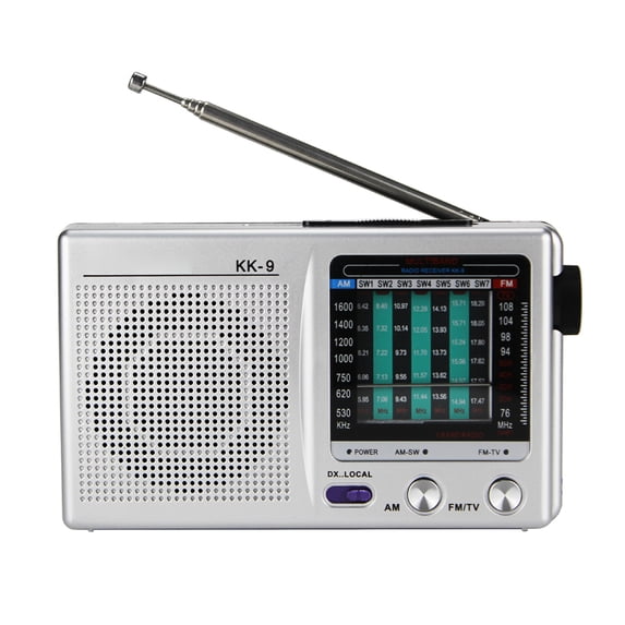 HUISZJ Portable Radio, Telescopic Antenna Mini Transistor Radio with ...