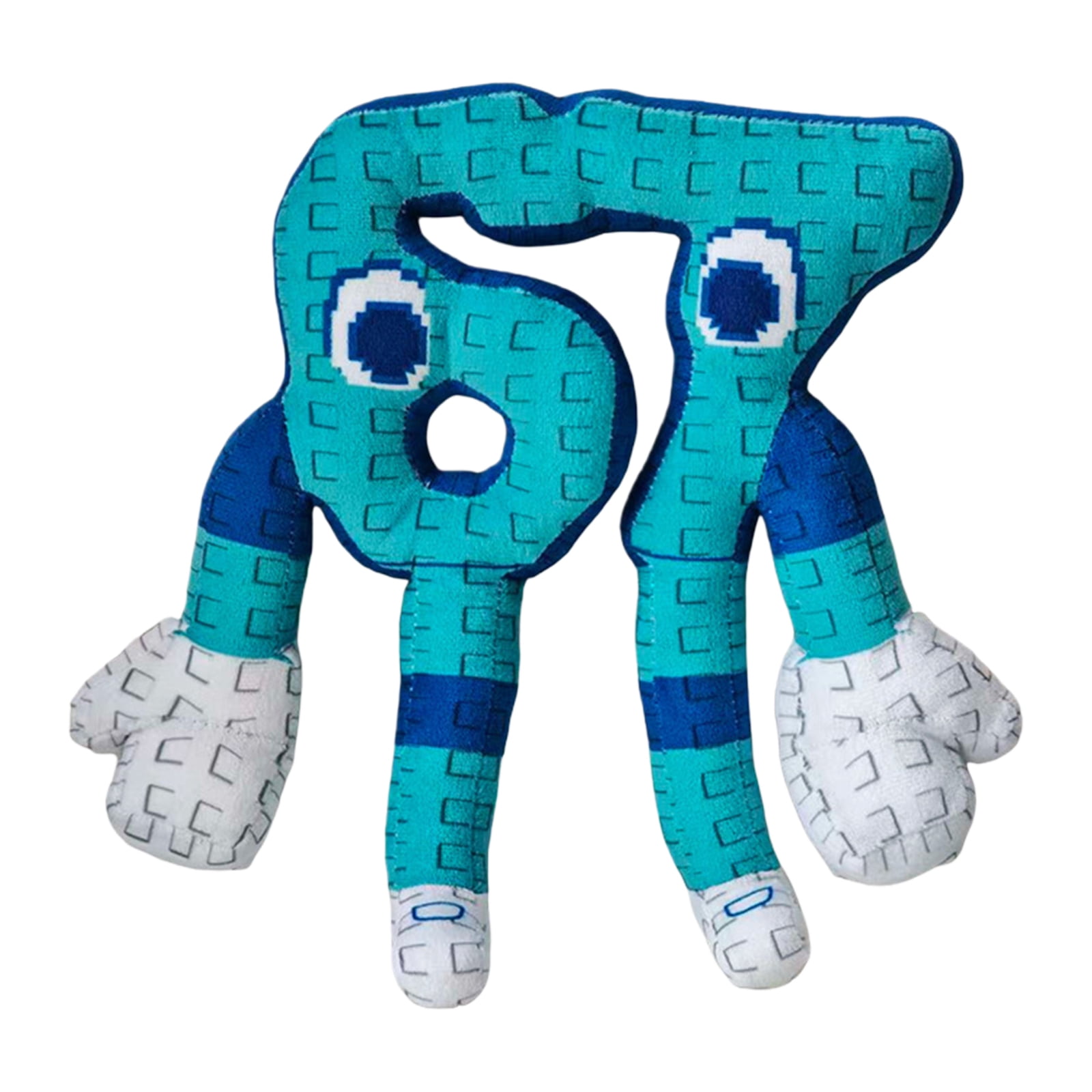 HUISZJ Steal a Brainrot Plush Toy - 67-Blue White Toy - 9.84inch Soft ...