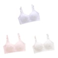 HUITKMM Girls Bras 3 Pack Teen Girls Seamless Training Bras Adjustable ...