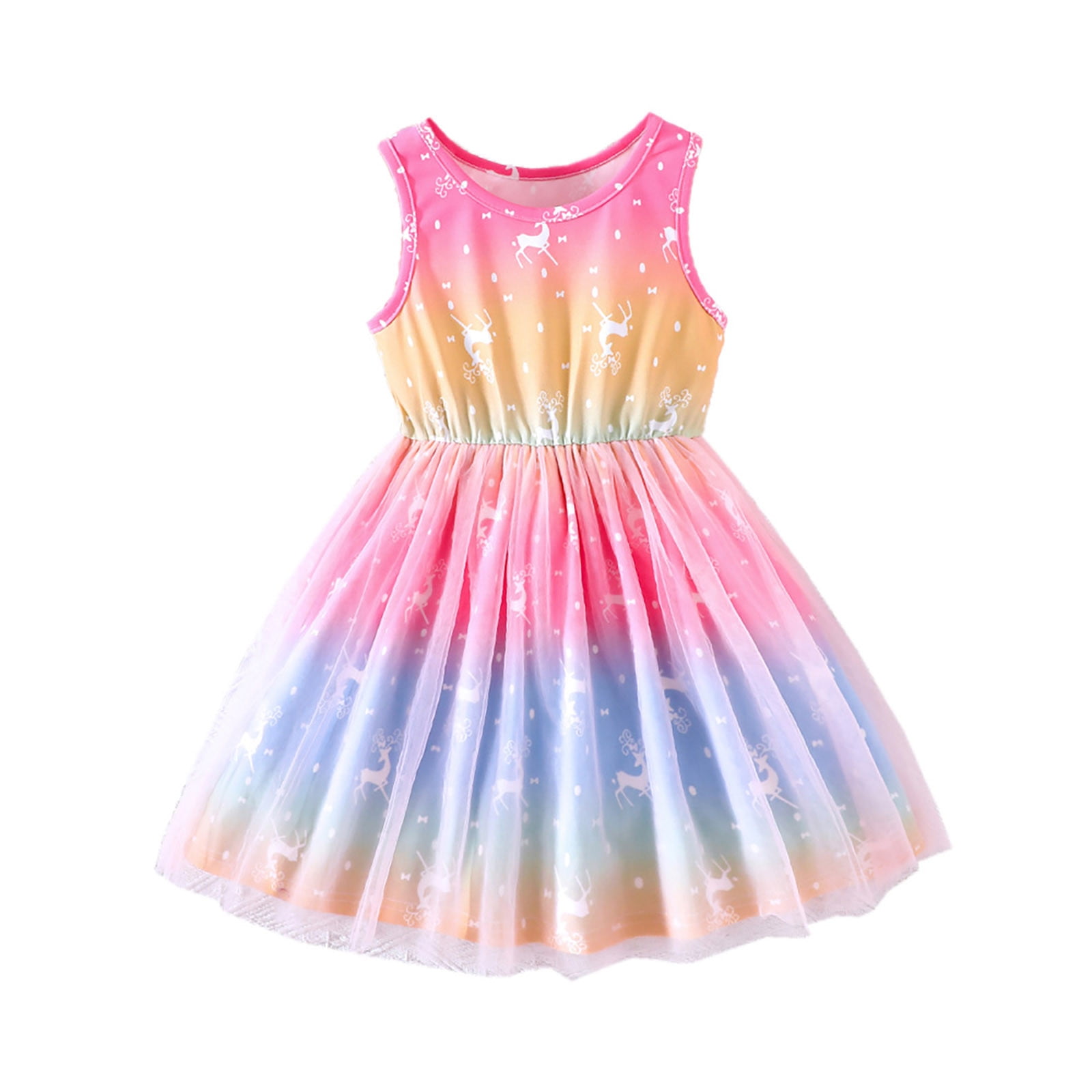HUITKMM Girls Dresses Children Dress Girls Beaded Satin Cloth Fashion Dress Festival Catwalk ...