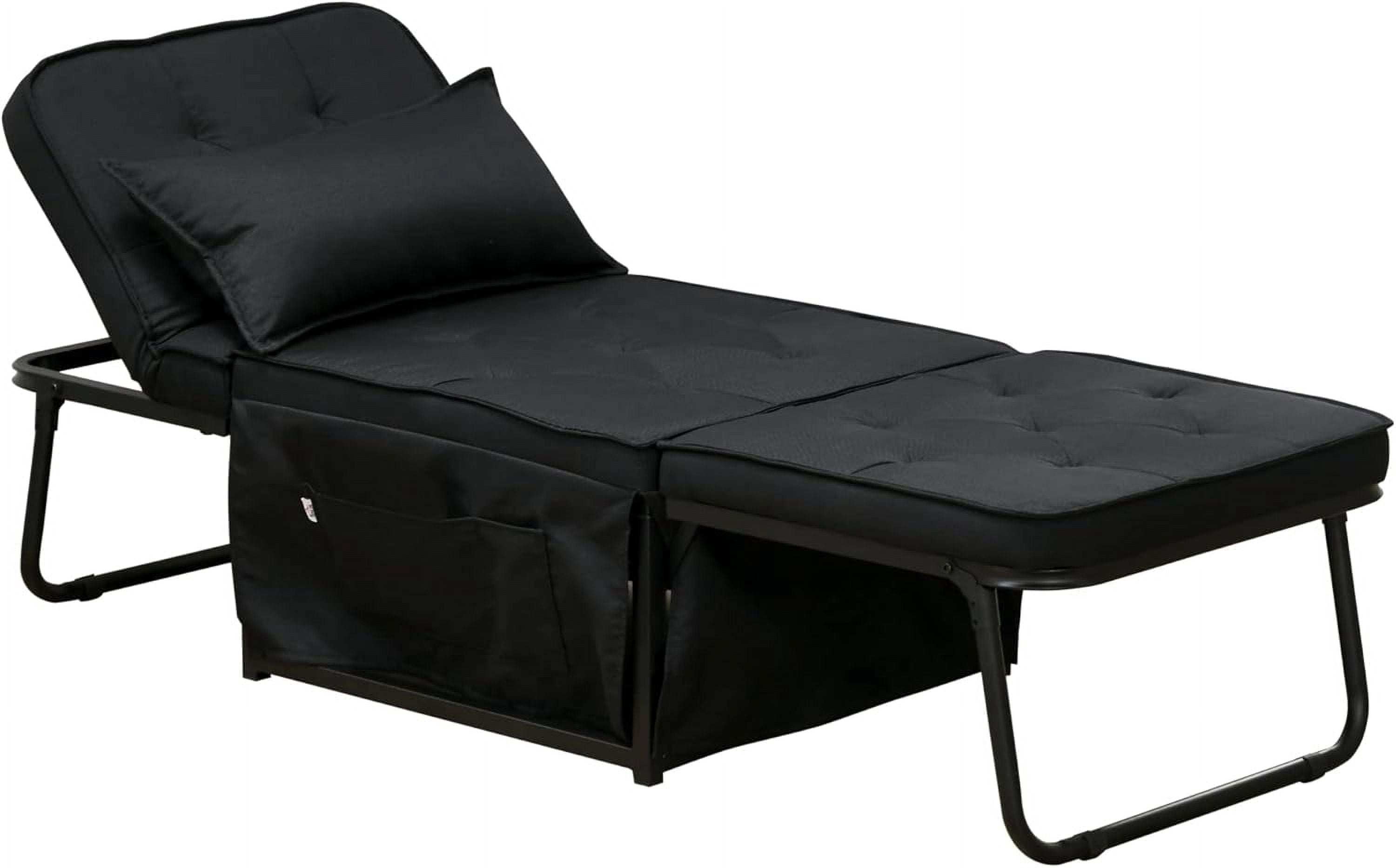 HUJIWGTHYHYH Ottoman Sofa Bed 4 in 1 Multi-Function Button Tufted ...