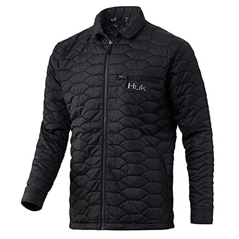 HUK Men's Standard Ballast Quilted Reversible Water Resistant Jacket ...