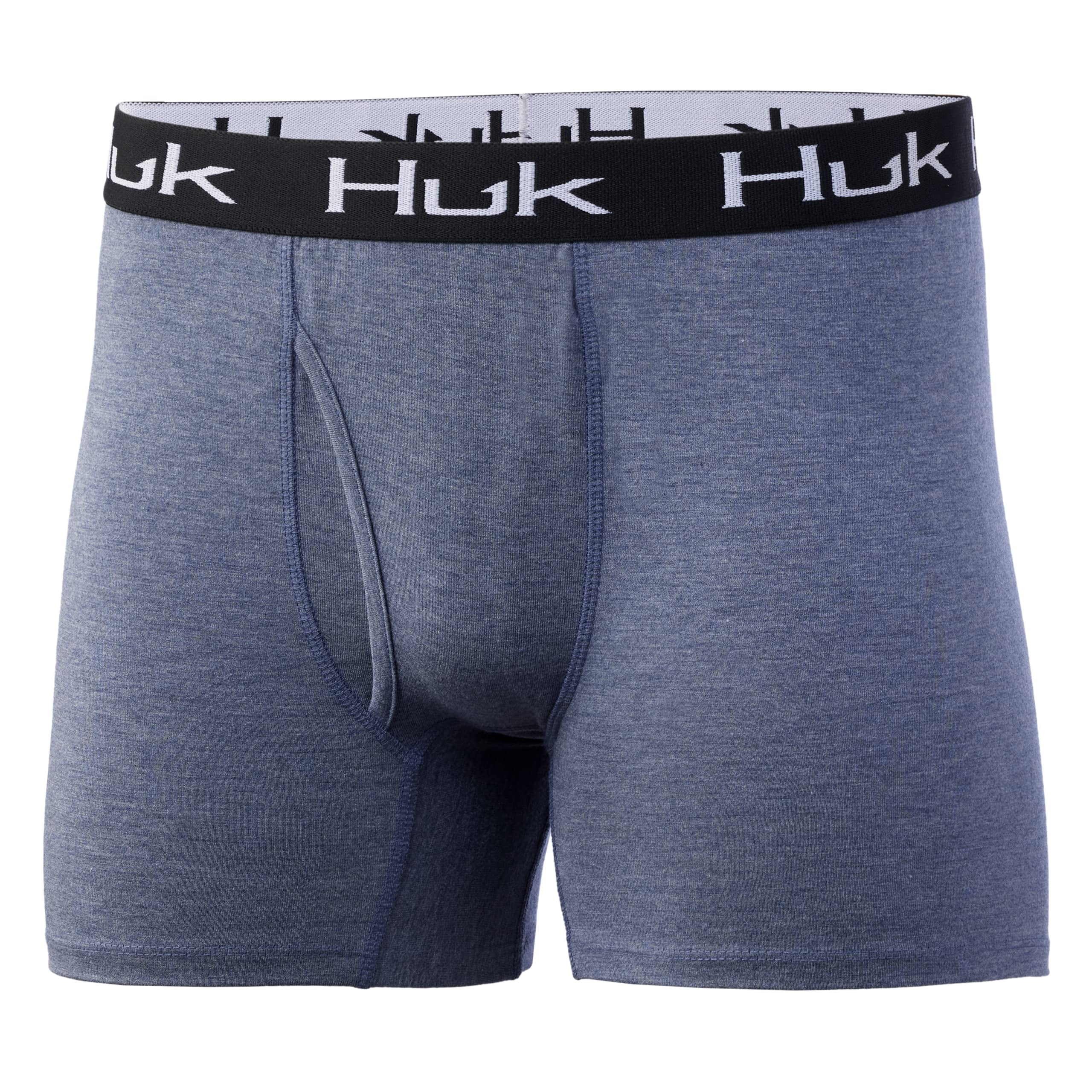 HUK Mens Waypoint Boxer Brief | Dry Fit Boxers with Cooling Fibers ...
