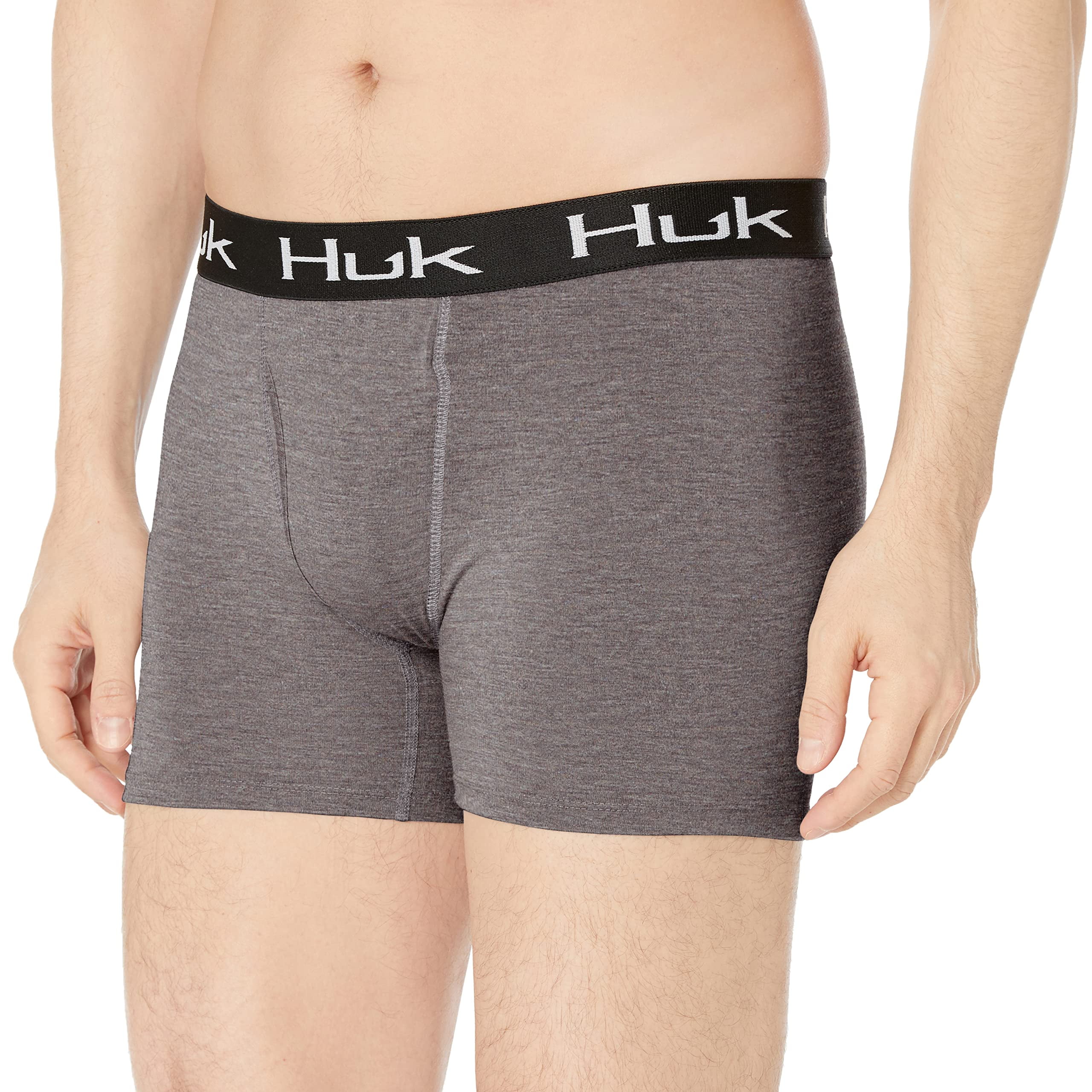 HUK Mens Waypoint Boxer Brief | Dry Fit Boxers with Cooling Fibers ...