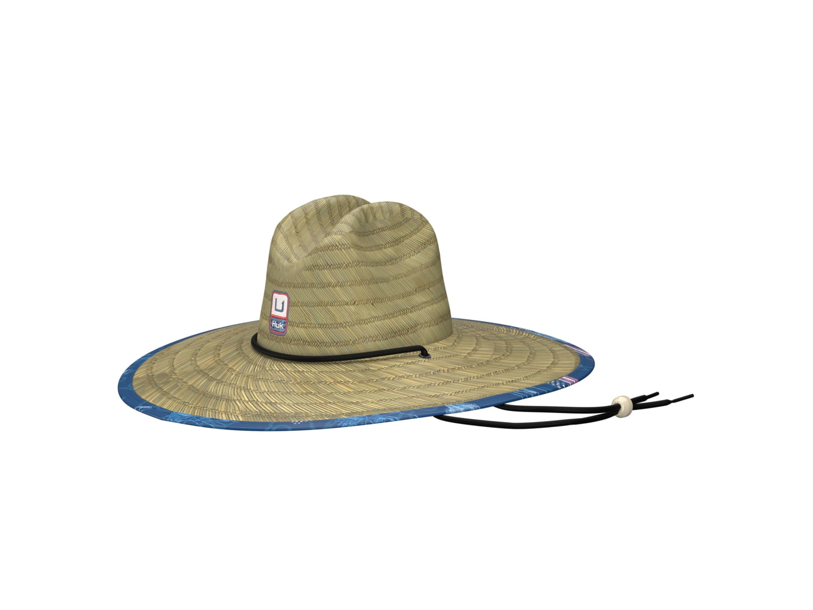 HUK Performance Fishing Straw Hat Fish And Flags - Men's, Set Sail, 1 ...