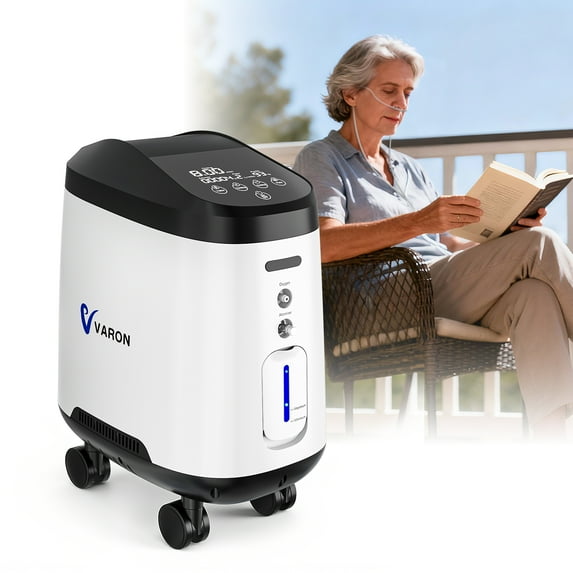 HUKOER +8L Adjustable Oxygen Tube Generator, Continuous Flow, Ultra ...