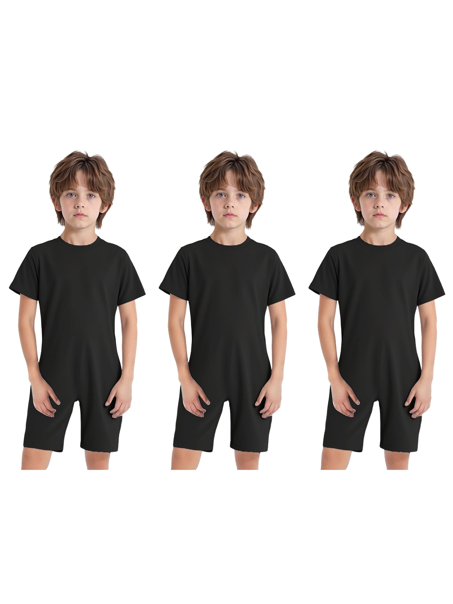 HULIJA 3 Pack Special Needs Adaptive Clothing for Children Short Sleeve ...
