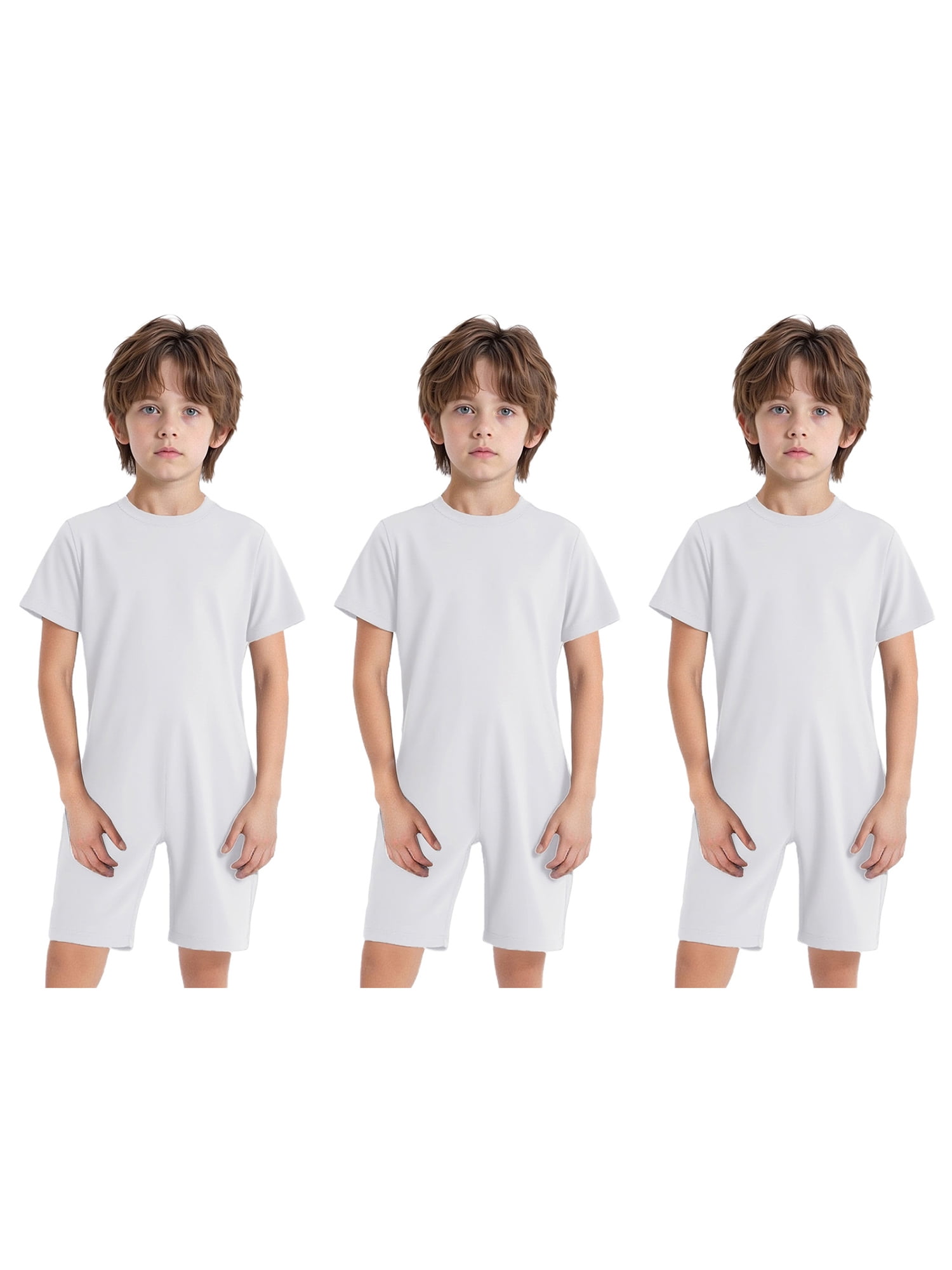HULIJA 3 Pack Special Needs Adaptive Clothing for Children Short Sleeve ...