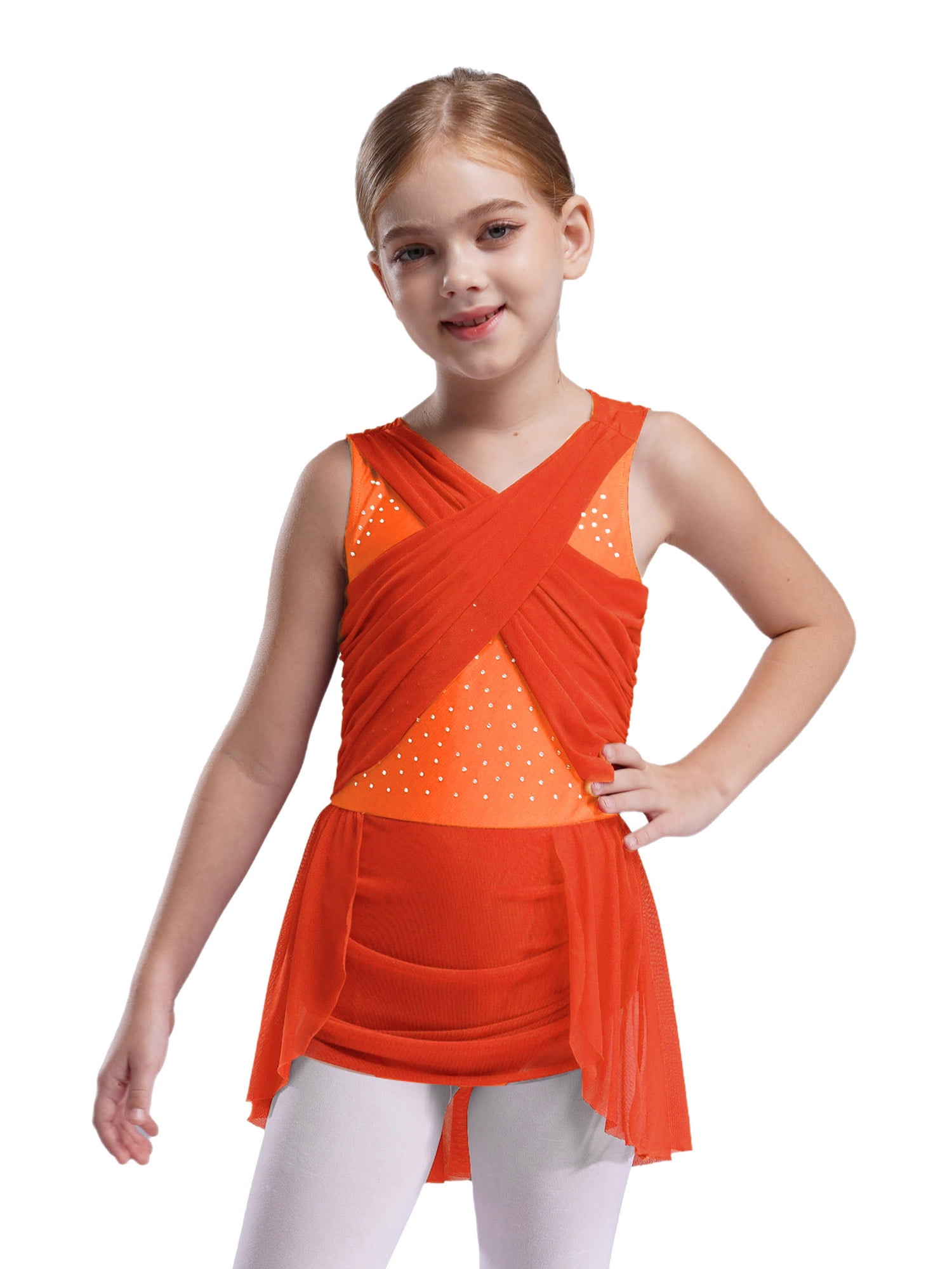HULIJA Ballet Dance Leotard for Girls Latin Jazz Ballroom Dancing ...