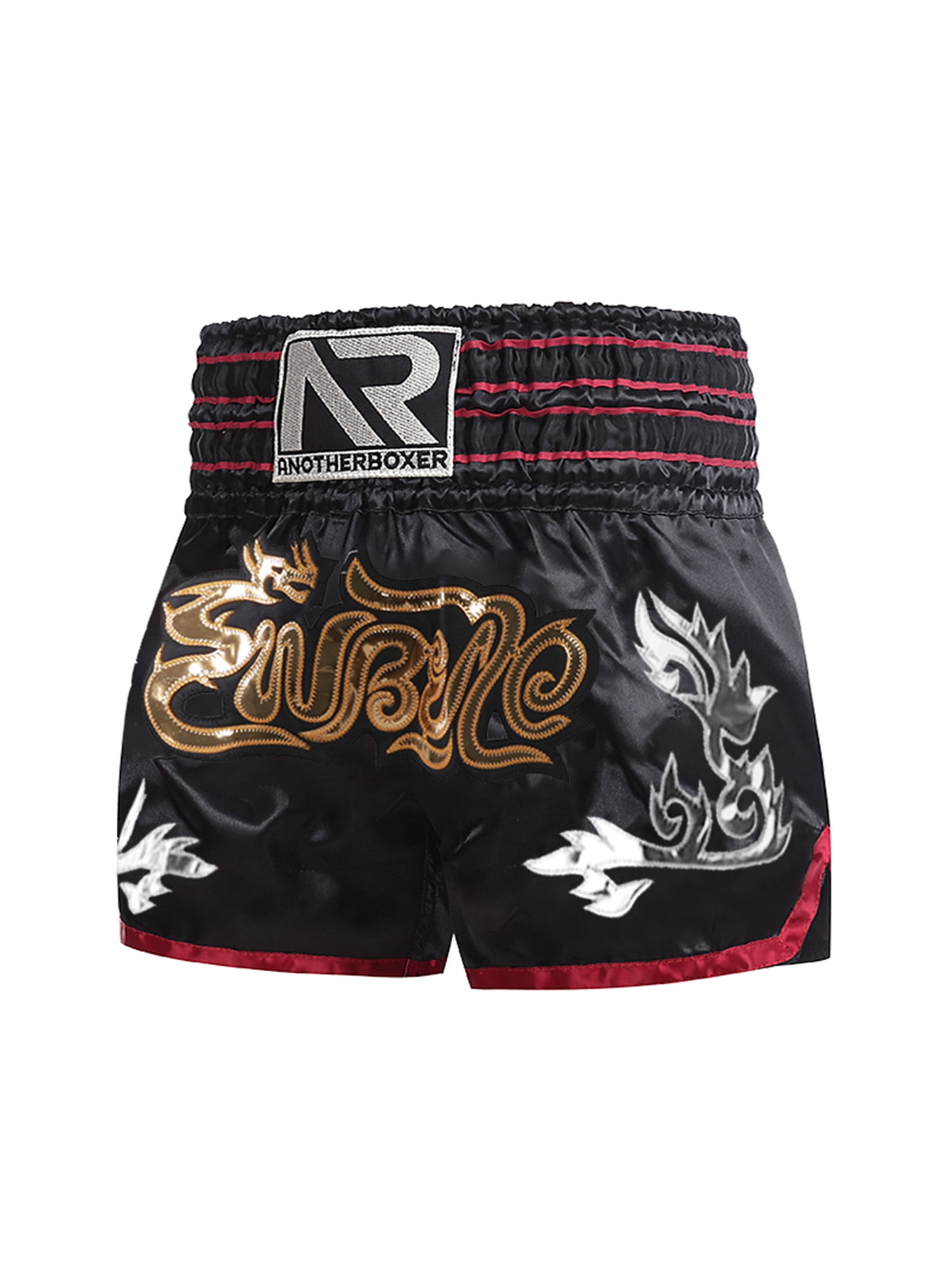 HULIJA Kids Boys Muay Thai Shorts MMA Kickboxing Boxing Trunks Martial ...