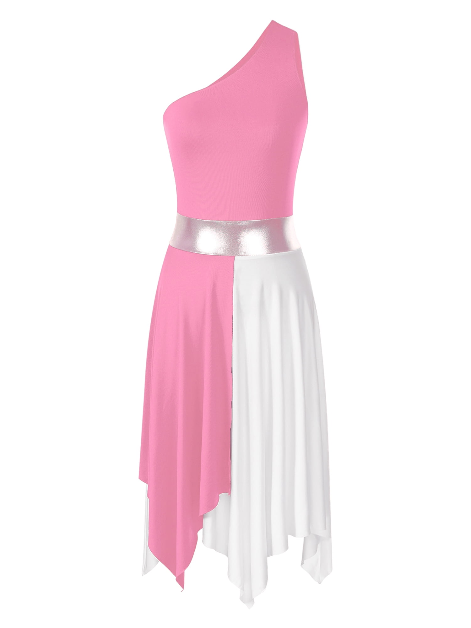 HULIJA Women's Sleeveless Liturgical Praise Dance Dress Tunic Color ...