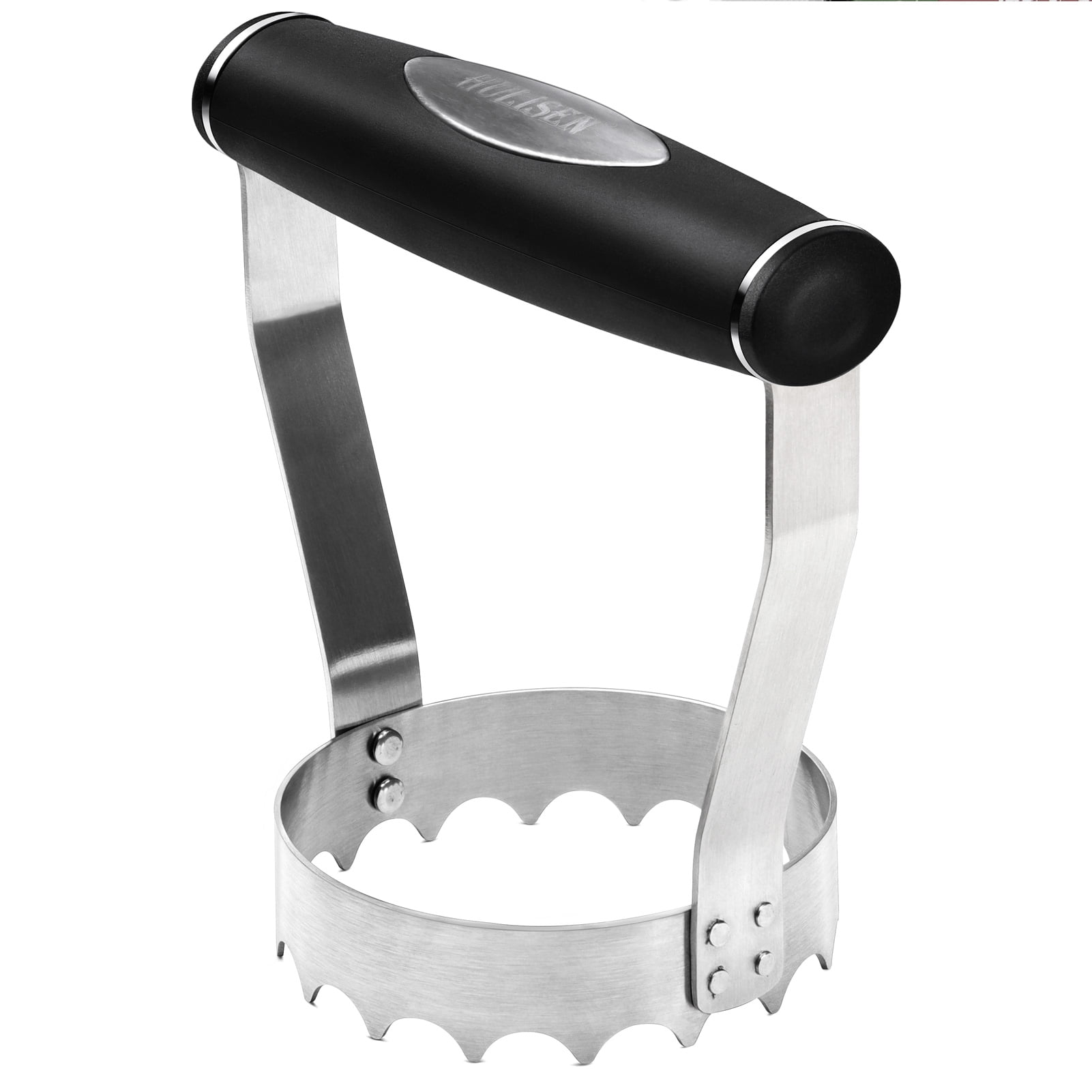 HULISEN 3 inch Cutlery Serrated Food Chopper with Grip Handle - Walmart.com