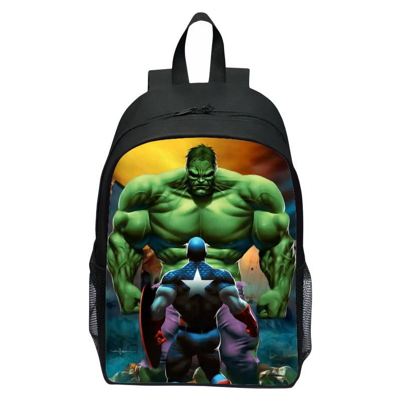 HULK Anime Backpack for Women/Men/Teens, Day Packs Knapsacks Casual ...