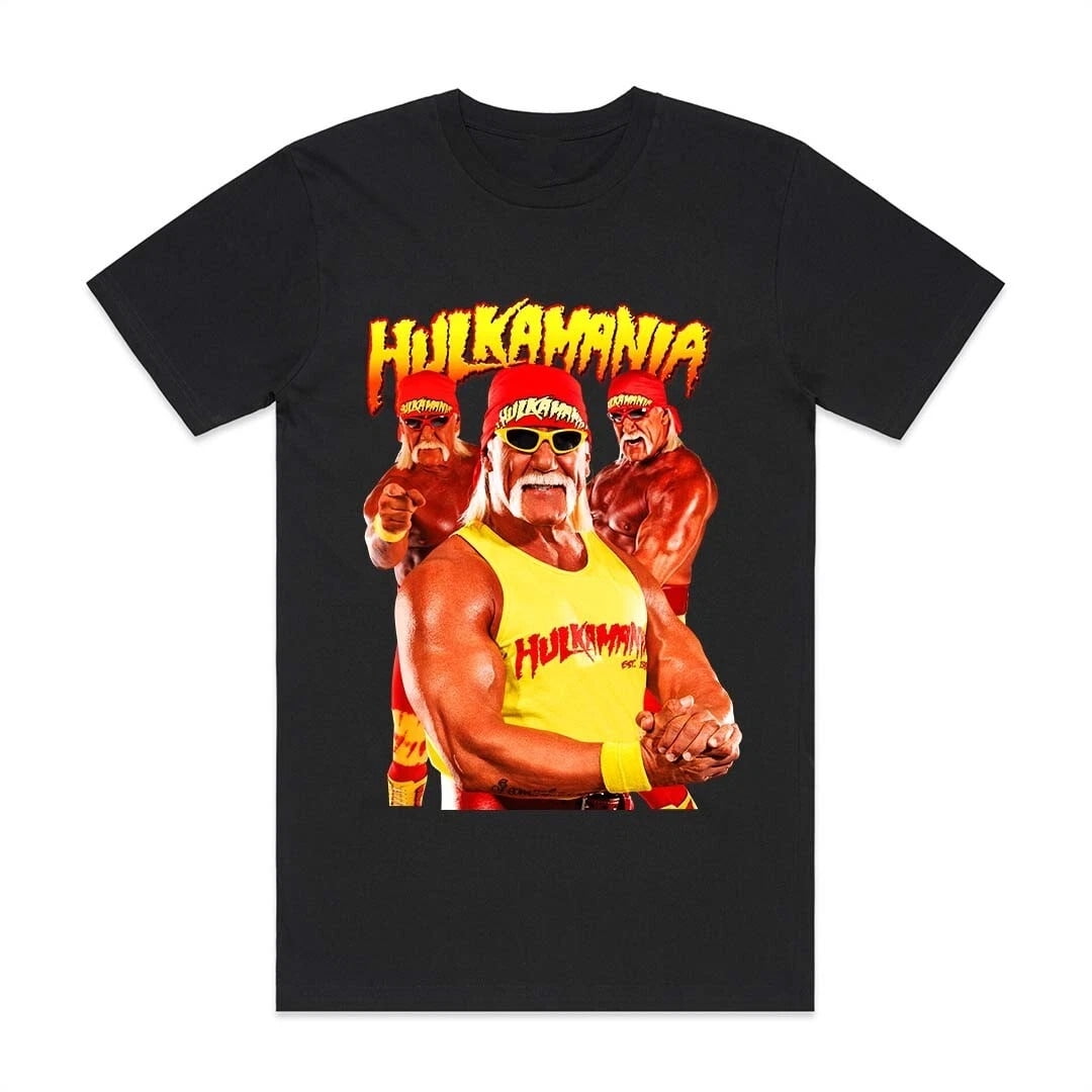 HULK &HOGAN HULKAMANIA WWE WRESTLING WCW AEW VINTAGE TEE ARTIST ...