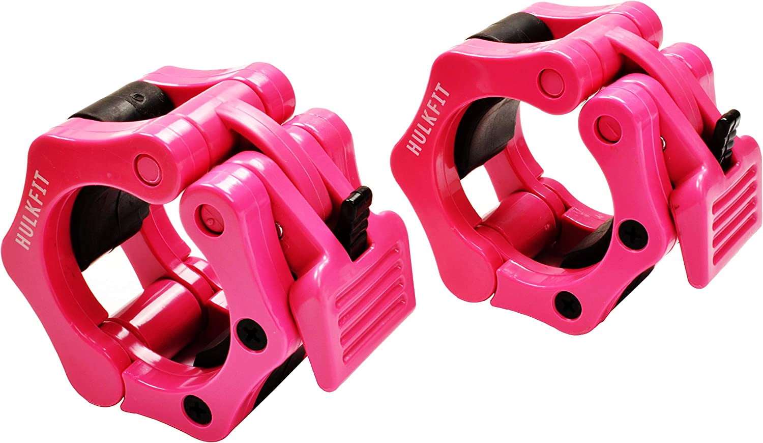 Hulkfit 2” Quick Release ABS Olympic Barbell Clamp Clip Collar - Pink ...