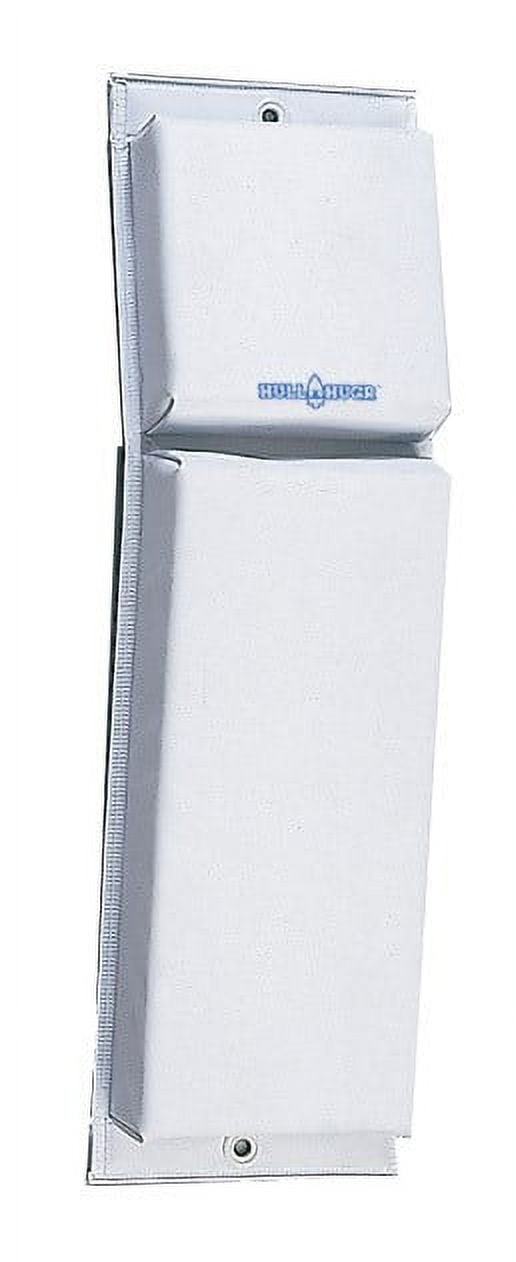 Hull Huggr Contour Fender, White, 26x6x2.5 Inches, Thick Boat Docking ...