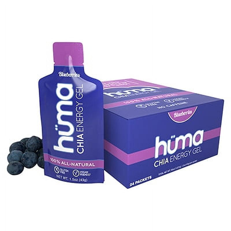 HUMA FOOD HUMA CHIA ENERGY GEL BLUEBERRY BXof24 - Walmart.com