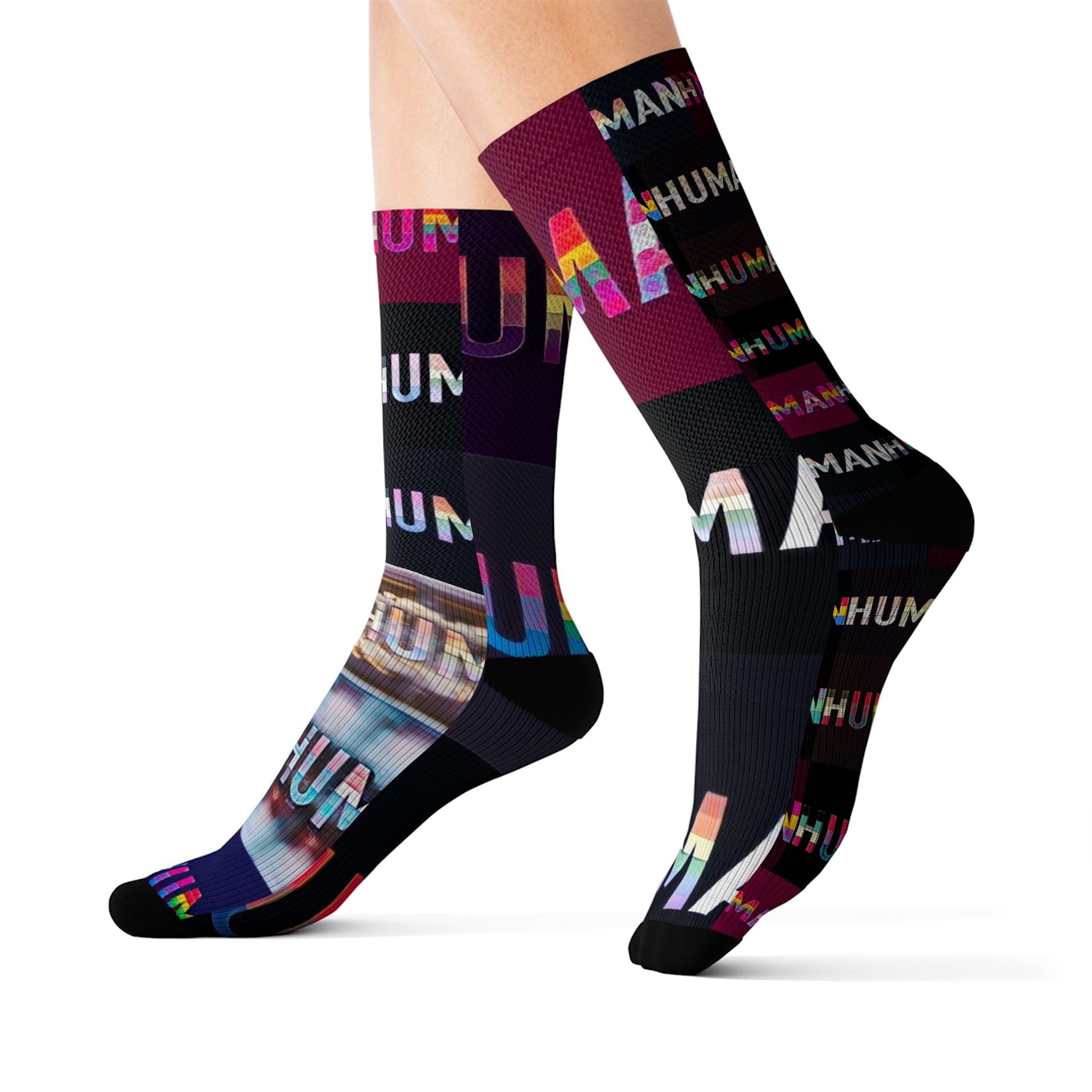 HUMAN socks Sublimation Socks - Walmart.com