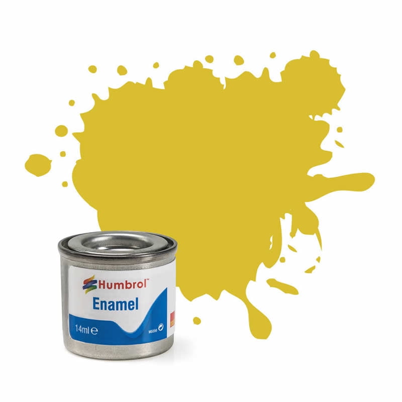 HUMBROL PAINT Pale Yellow Matt Enamel Plastic Model Paint - Walmart.com