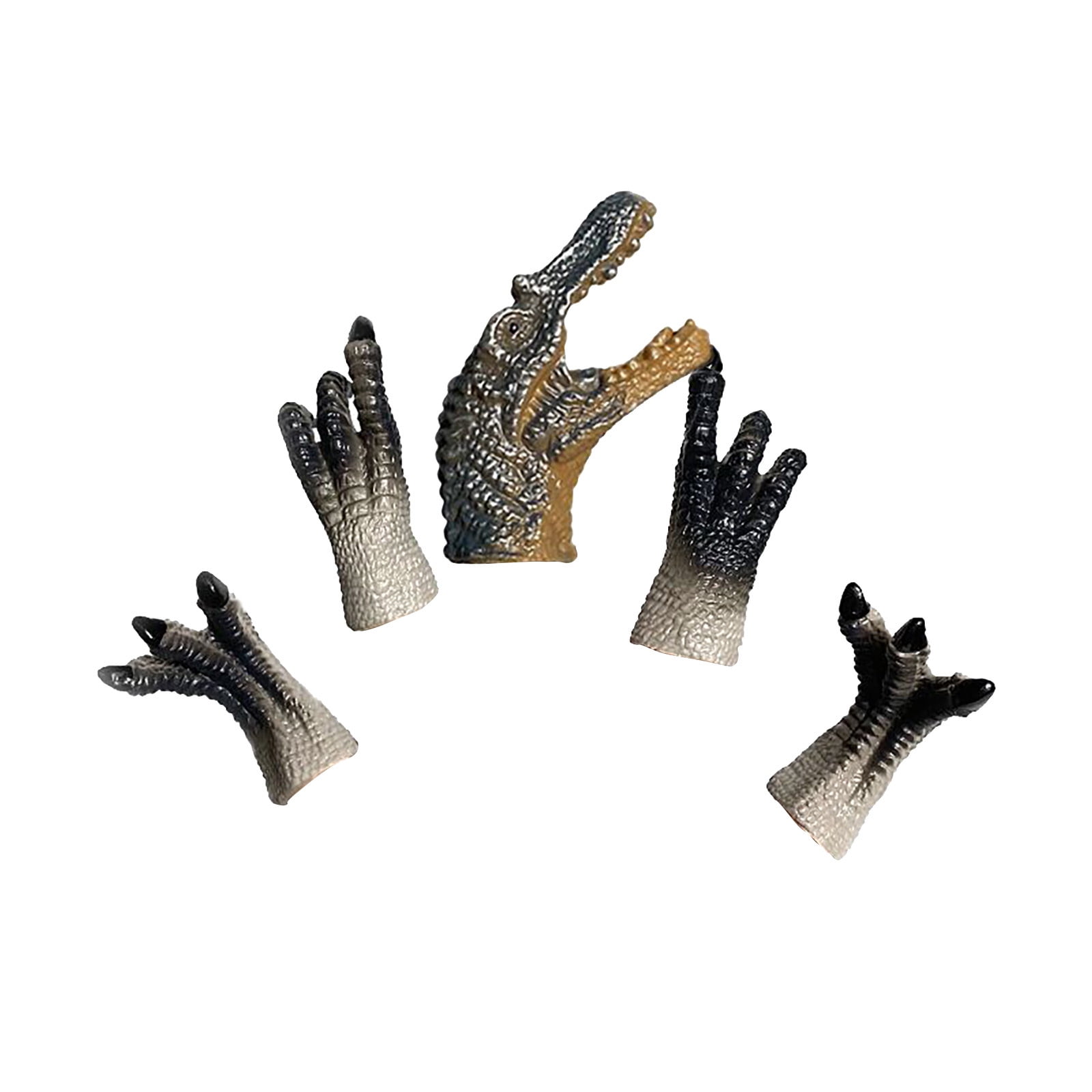 HUMJUSE 5Pcs Finger Dinosaur Hand Puppets, Dinosaur Finger Puppet Set ...