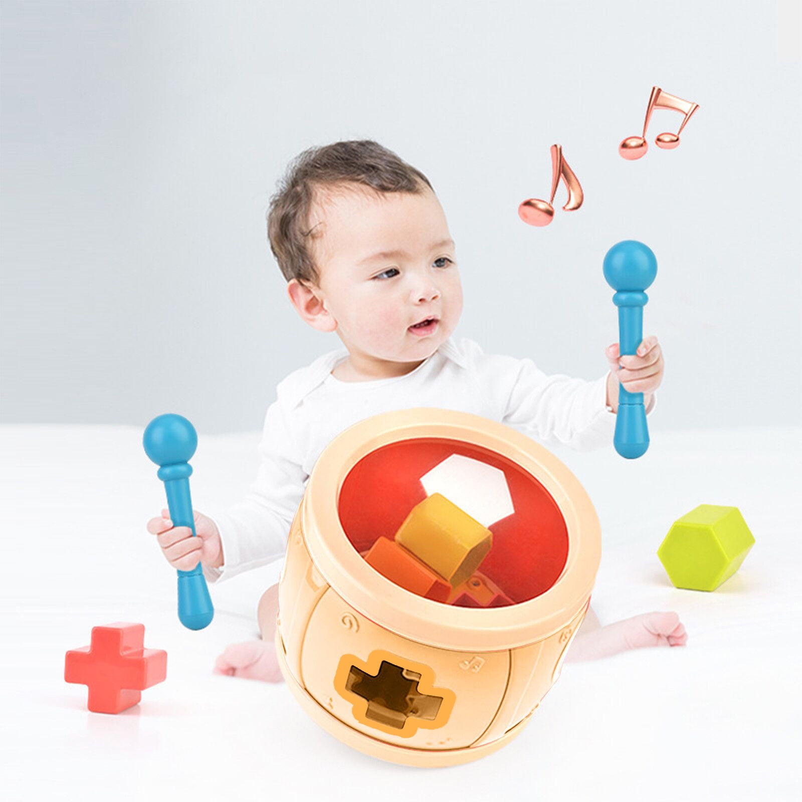 HUMJUSE Baby Musical Instruments Toy, Music Fun for Toddlers, Preschool ...