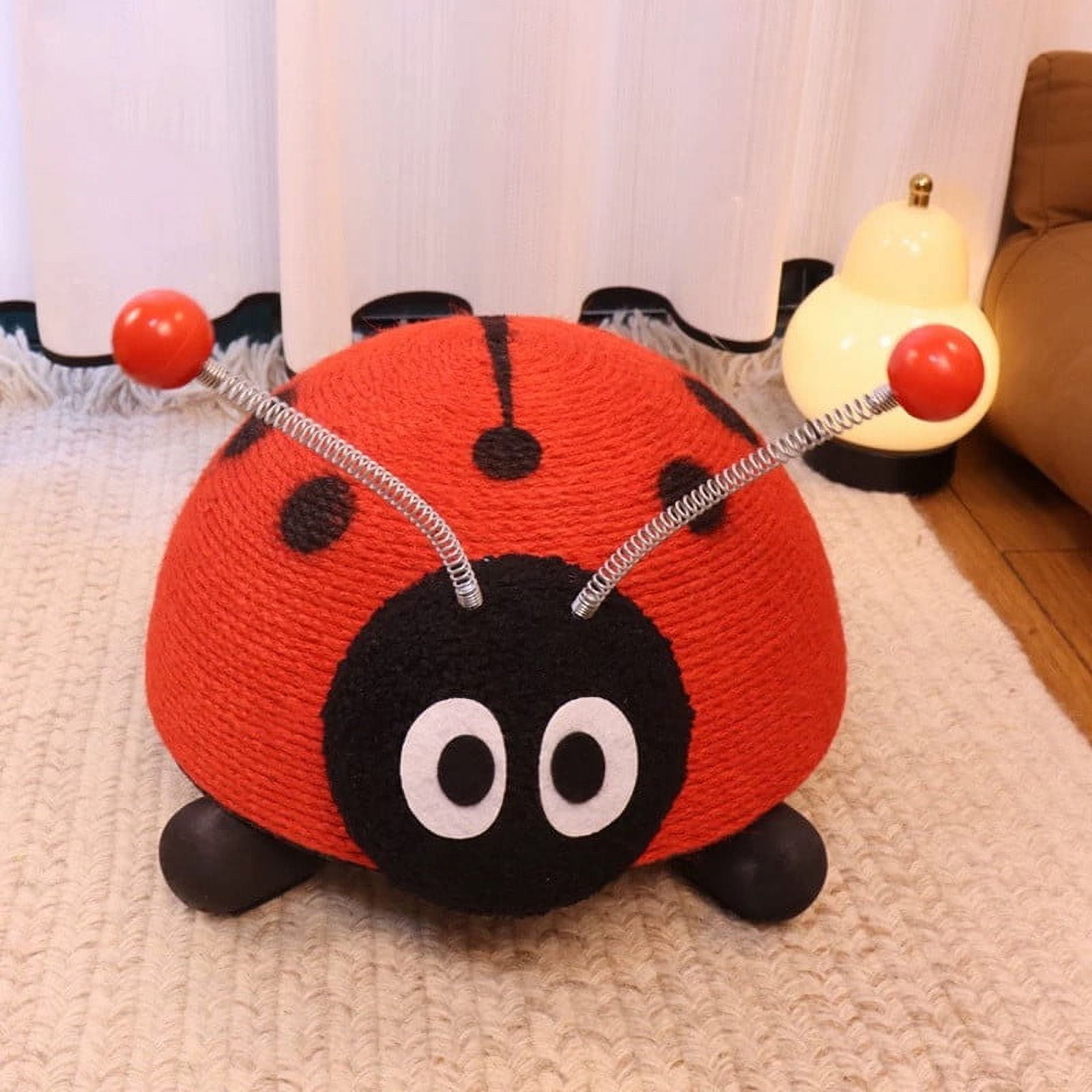 HUMJUSE Cats Scratching Ball, Cat Scratching Toy Kitten Seven-Spotted ...