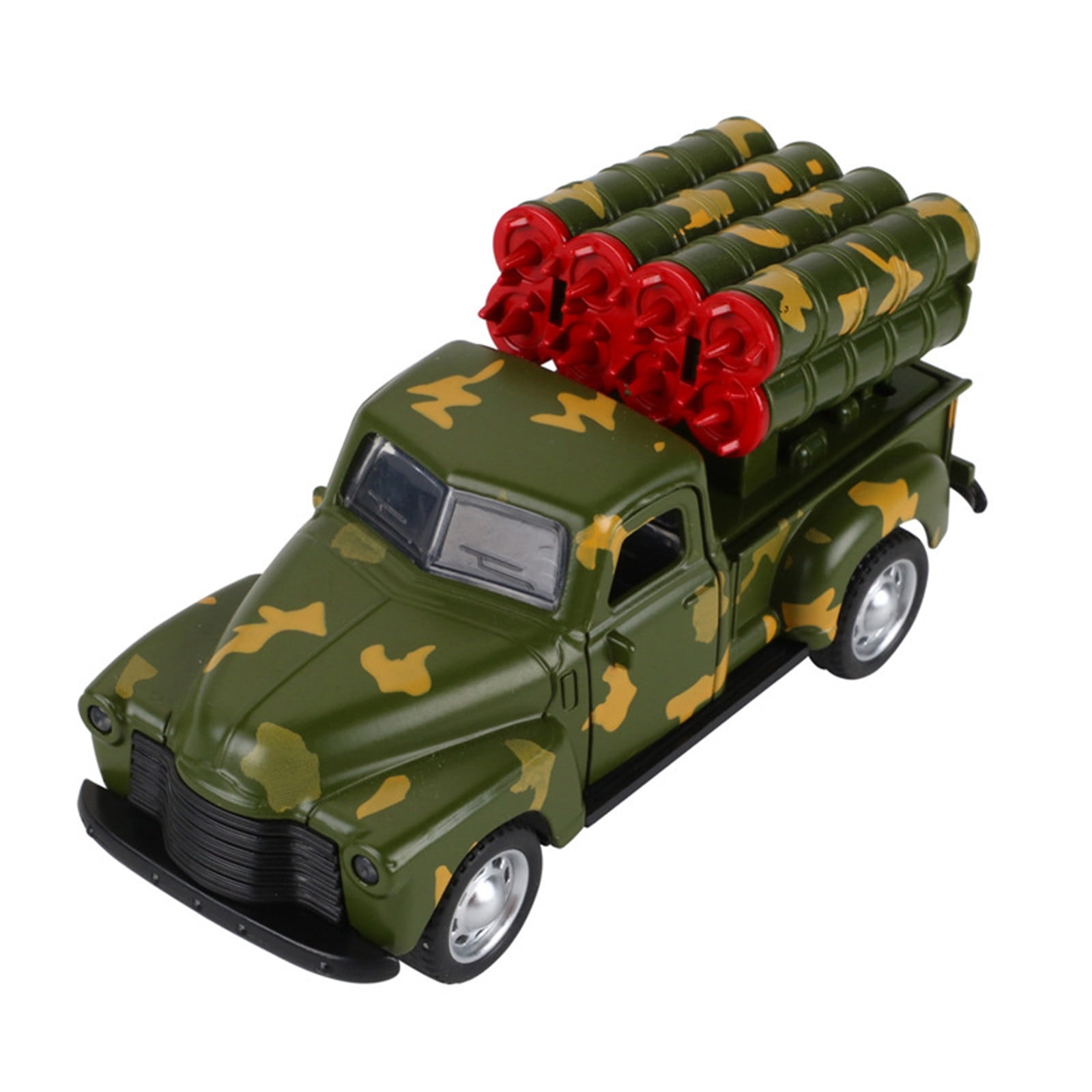 HUMJUSE Military Vehicle Truck Toy, Military Truck Toys for Boys, Pull ...