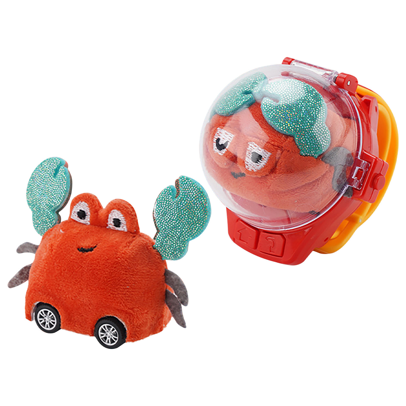 HUMJUSE Mini Remote Control Toy Car with Watch Controller, Cute Crab Rc ...