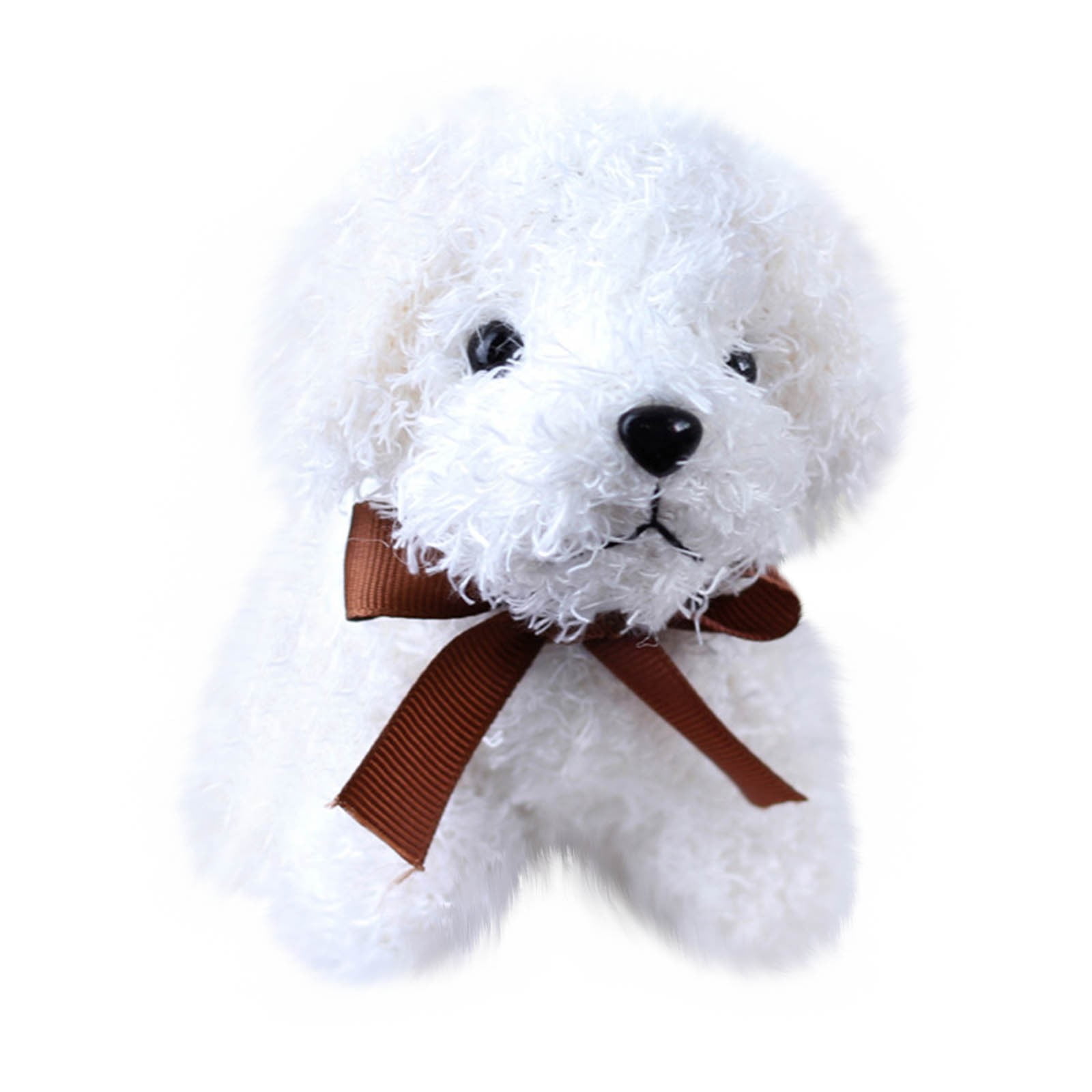 HUMJUSE Simulation Poodle Dog Stuffed 4.7" Mini Soft Plush Puppy Toys ...