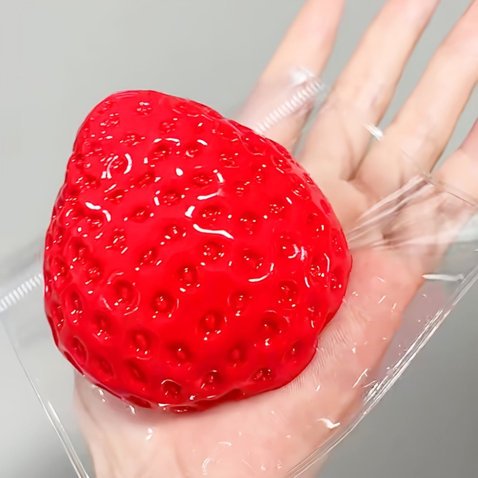 HUMJUSE Strawberry Squishy Toy for Adult, 2.5Inch Squishy Strawberry ...