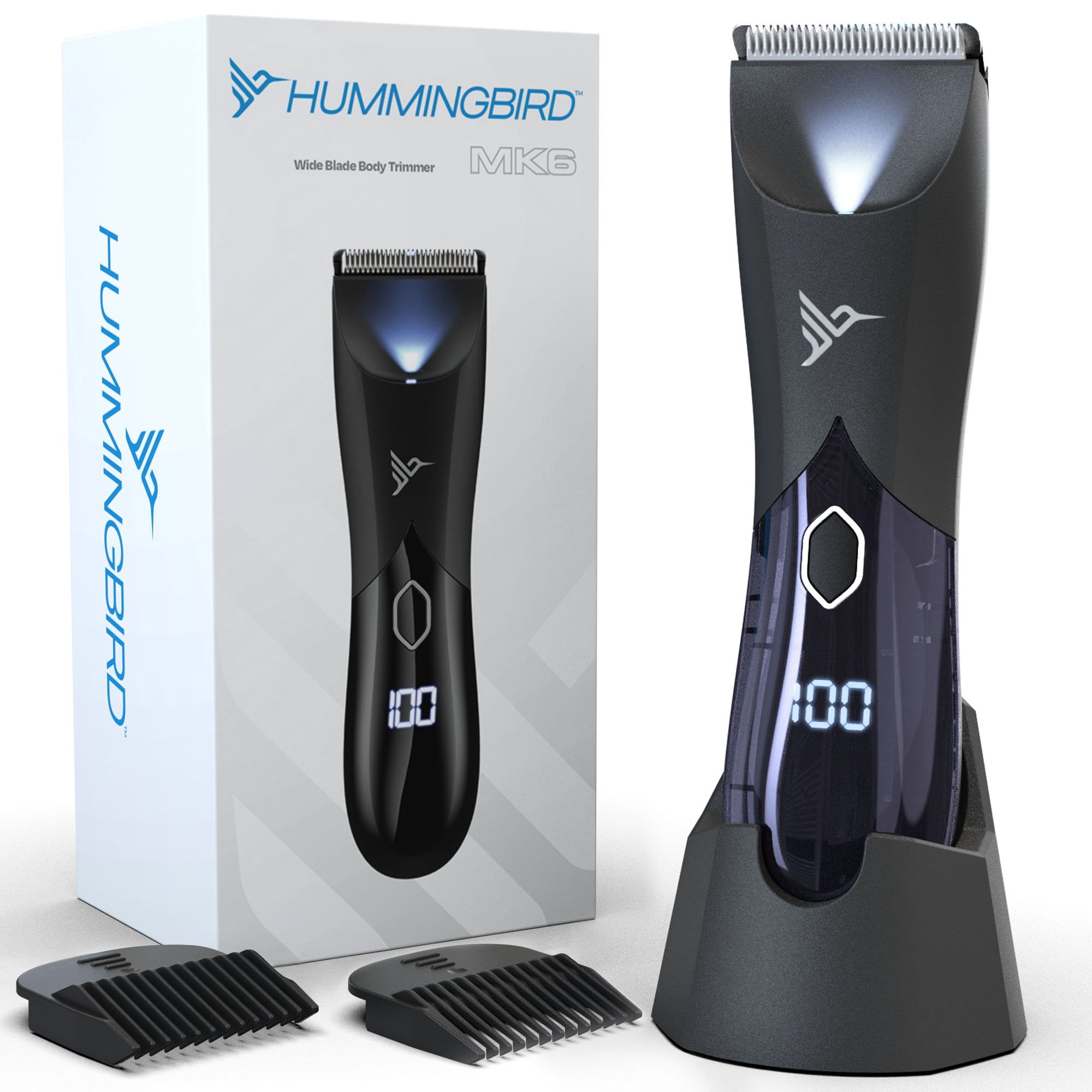 HUMMINGBIRD MK6 Body Hair Trimmer for Men Wide Ceramic Blade, No Nick ...