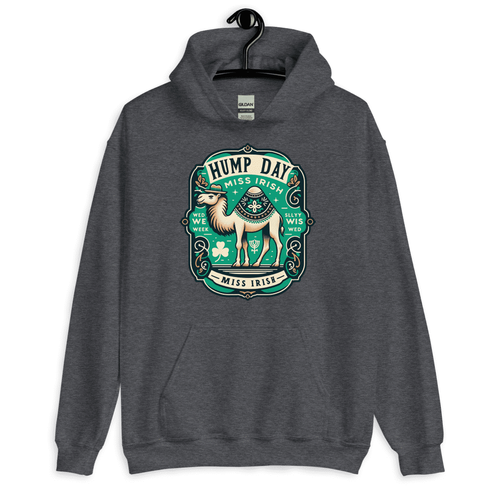 "HUMP Day Celebration Hoodie" by MISS IRISH® Unisex Hoodie (Dark ...