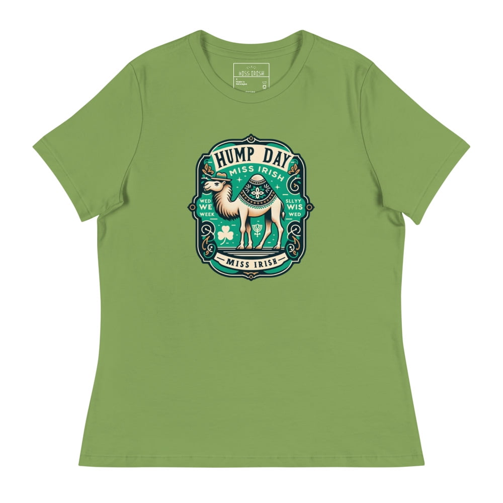 HUMP Day Celebration" Tee Collection from MISS IRISH® Women's Relaxed T ...