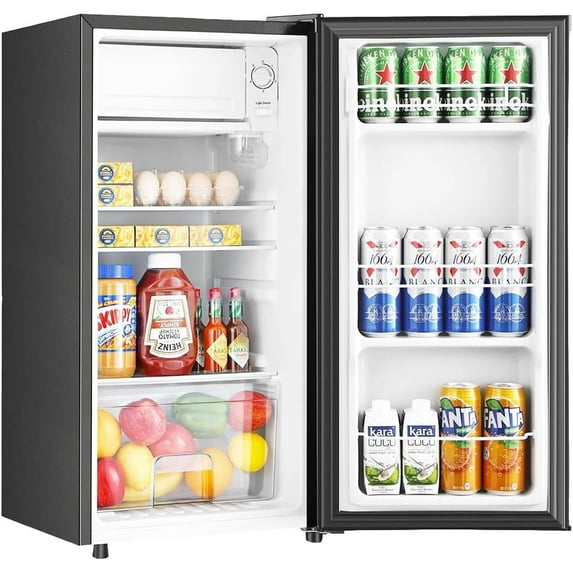 HUMSURE 3.1 Cu.ft Mini Fridge with Freezer, Single Door, 7-Temp ...