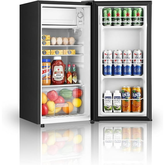 3.5Cu.Ft Compact Refrigerator Mini Fridge with Freezer, Small ...