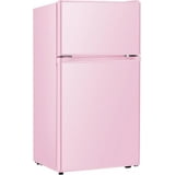 HUMSURE 3.2 Cu.Ft Pink Mini Fridge With Freezer, Compact Dorm Refrigerator, 2 Doors for Bedroom ...