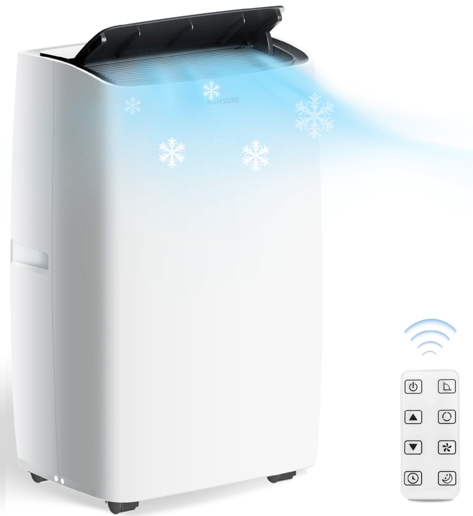HUMSURE 8000 BTU Portable AC, 5-In-1 Quiet Unit, 24H Timer, Remote ...