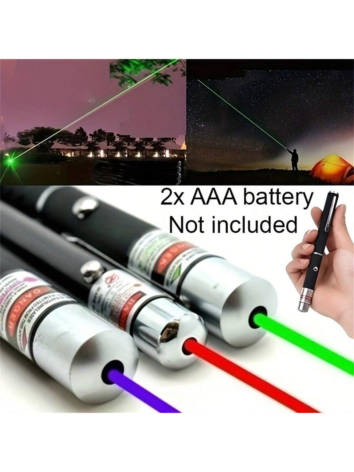 HUNANYG 1PC Laser Pointer High Power Laser Pointer Long Range Green ...