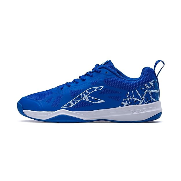 HUNDRED Blade Mens Badminton Sports Shoes (Non Marking) | Blue-White ...