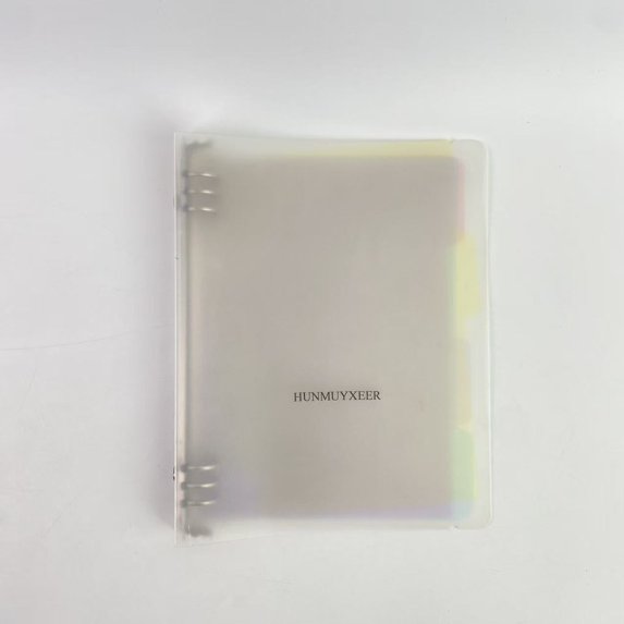 HUNMUYXEER Ofice binders, 1.5 Inch Binder Organizer, Large Clear View ...
