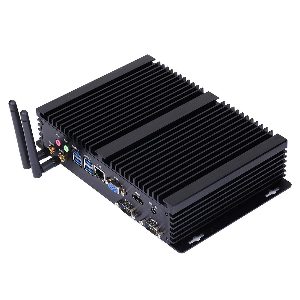 HUNSN Fanless Industrial Computer, IPC, Mini PC, Windows 11 / Linux Ubuntu, I5 10210U 10310U ...