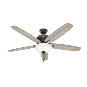 HUNTER - 52345 - Hunter 52 inch Rosner Noble Bronze Ceiling Fan with ...