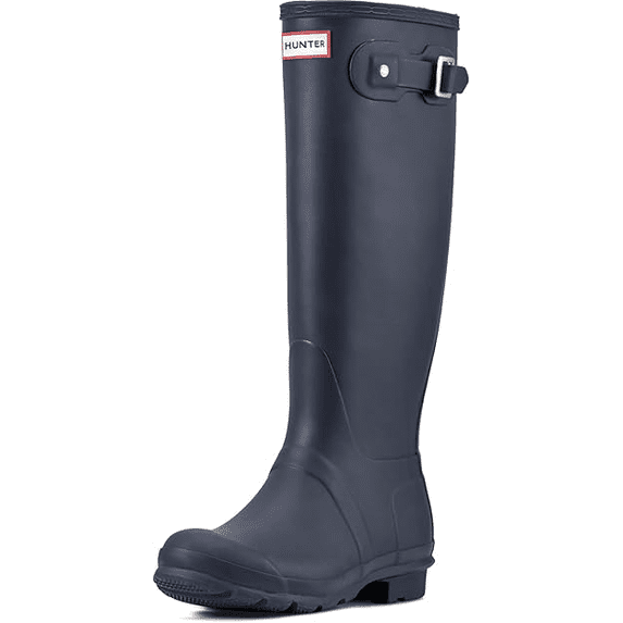 HUNTER W ORIGINAL TALL BOOT Rain Boots Navy - Walmart.com