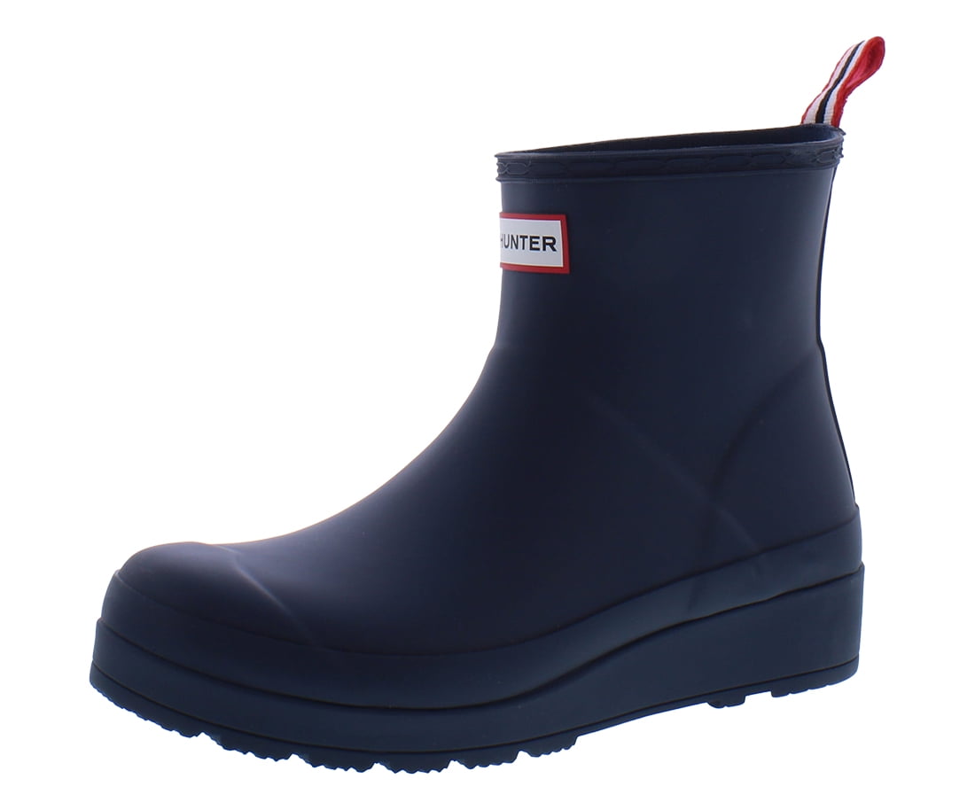 Hunter Play Short Boot Womens Shoes Size 10, Color: Valtameri Blue ...