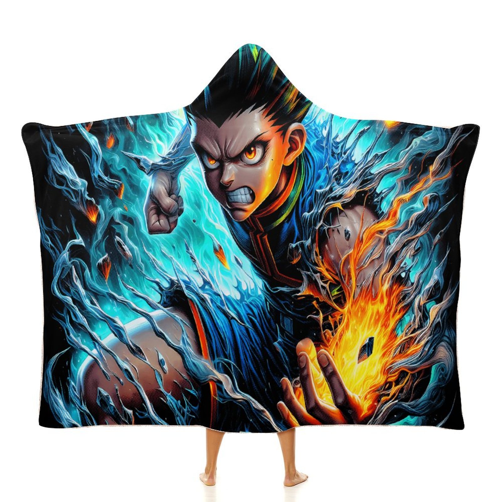 HUNTER x HUNTER Hoodie Blankets, Super Soft Hooded Throw Blankets ...