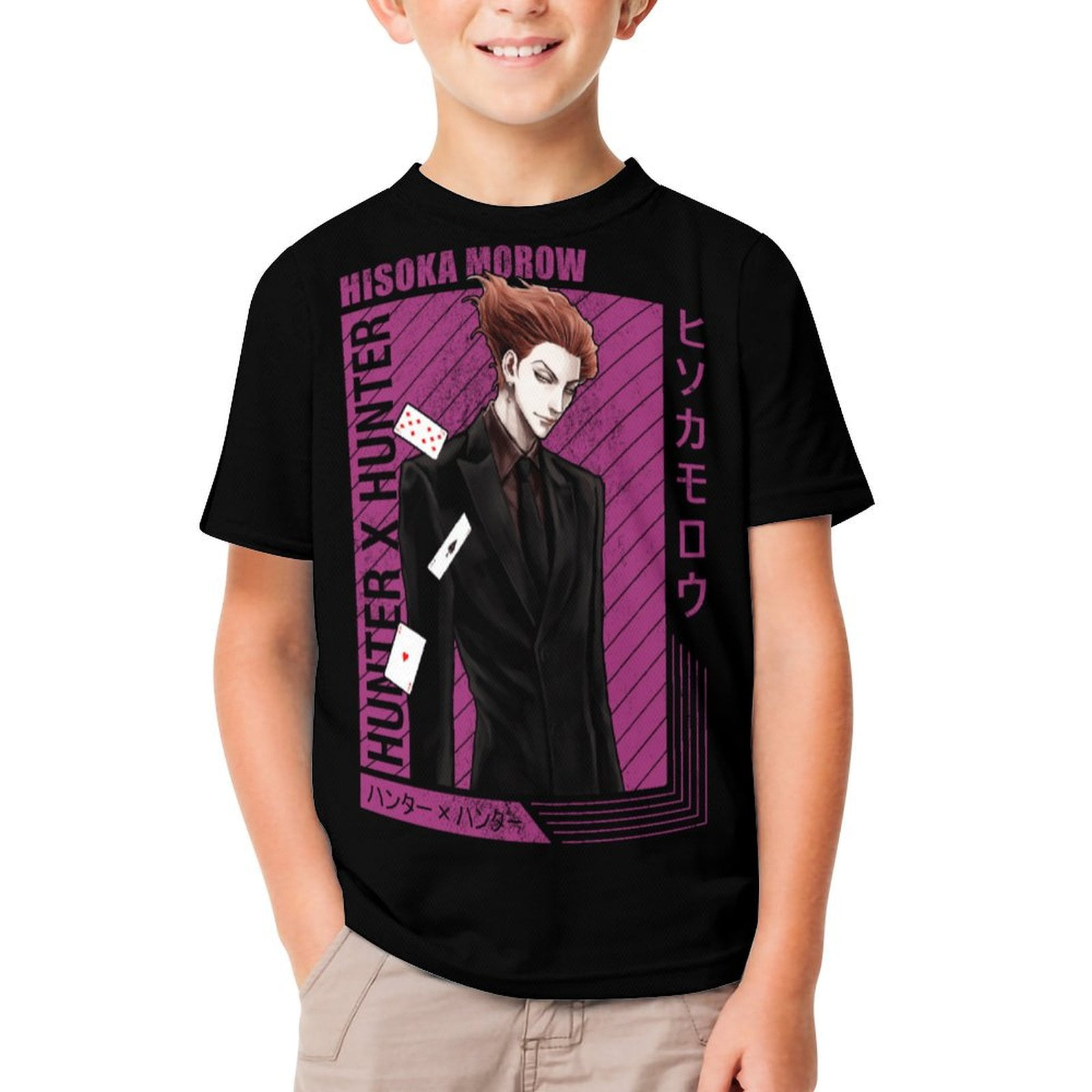 HUNTER x HUNTER T-Shirts for Boys Girls, Kids 3D Print Short Sleeve ...