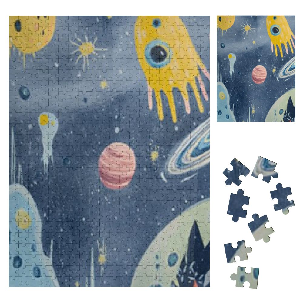 HUNTOU-HUNNAO Challenging Wood Alien Puzzles for Adults Vertical ...