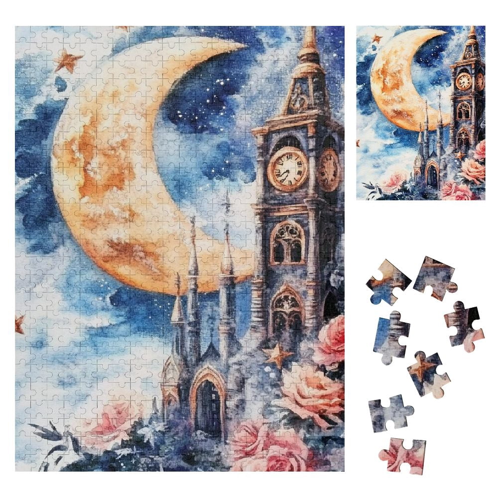HUNTOU-HUNNAO Fantasy Art Wooden Jigsaw Puzzle Vertical Edition for ...